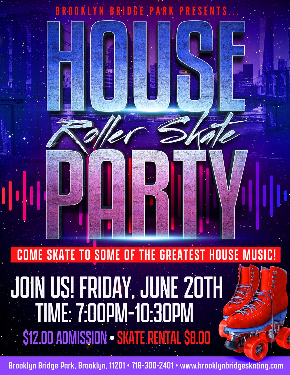 Schedule & Events – Pier 2 Roller Rink at Brooklyn Bridge Park