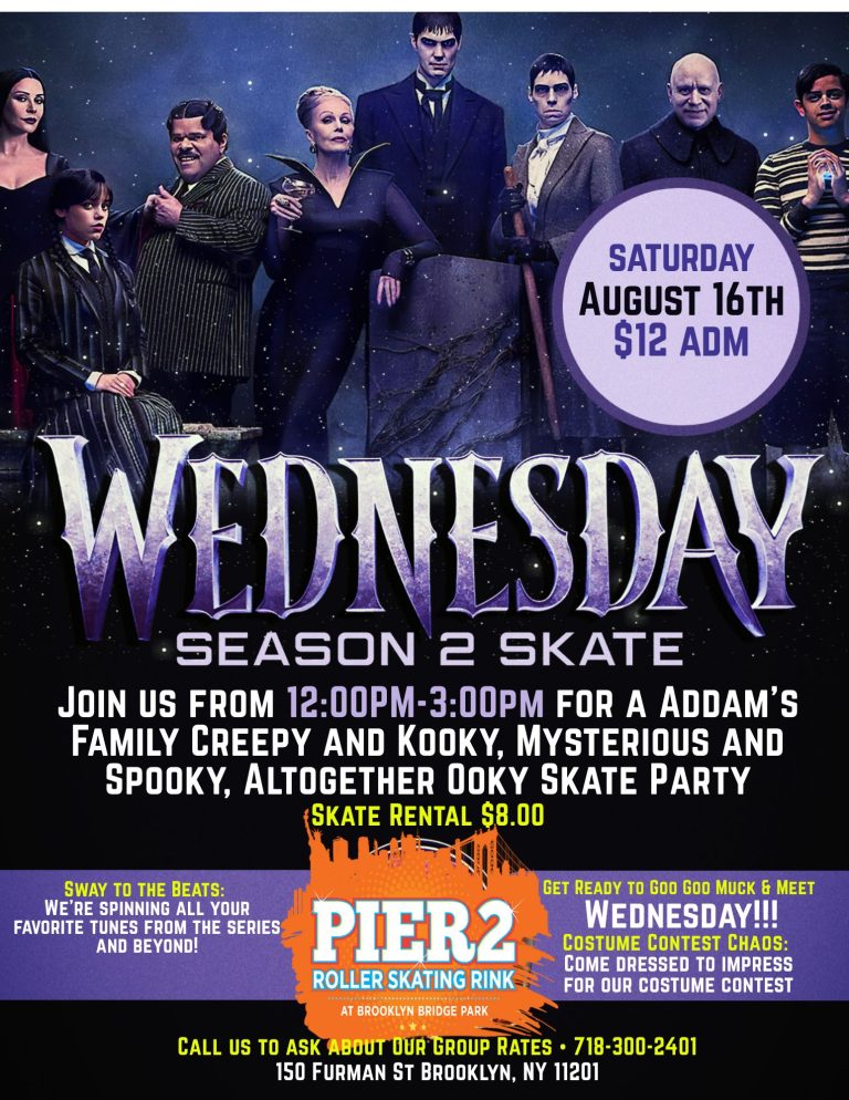 Schedule & Events – Pier 2 Roller Rink at Brooklyn Bridge Park