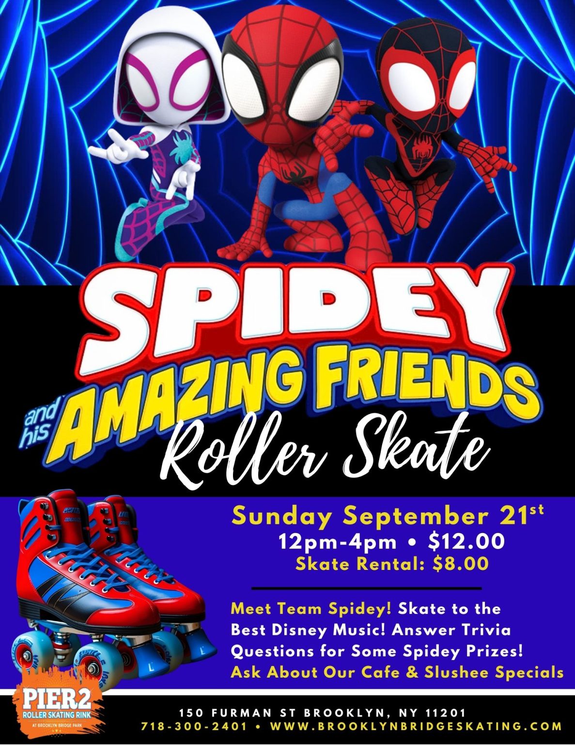 Schedule & Events – Pier 2 Roller Rink at Brooklyn Bridge Park